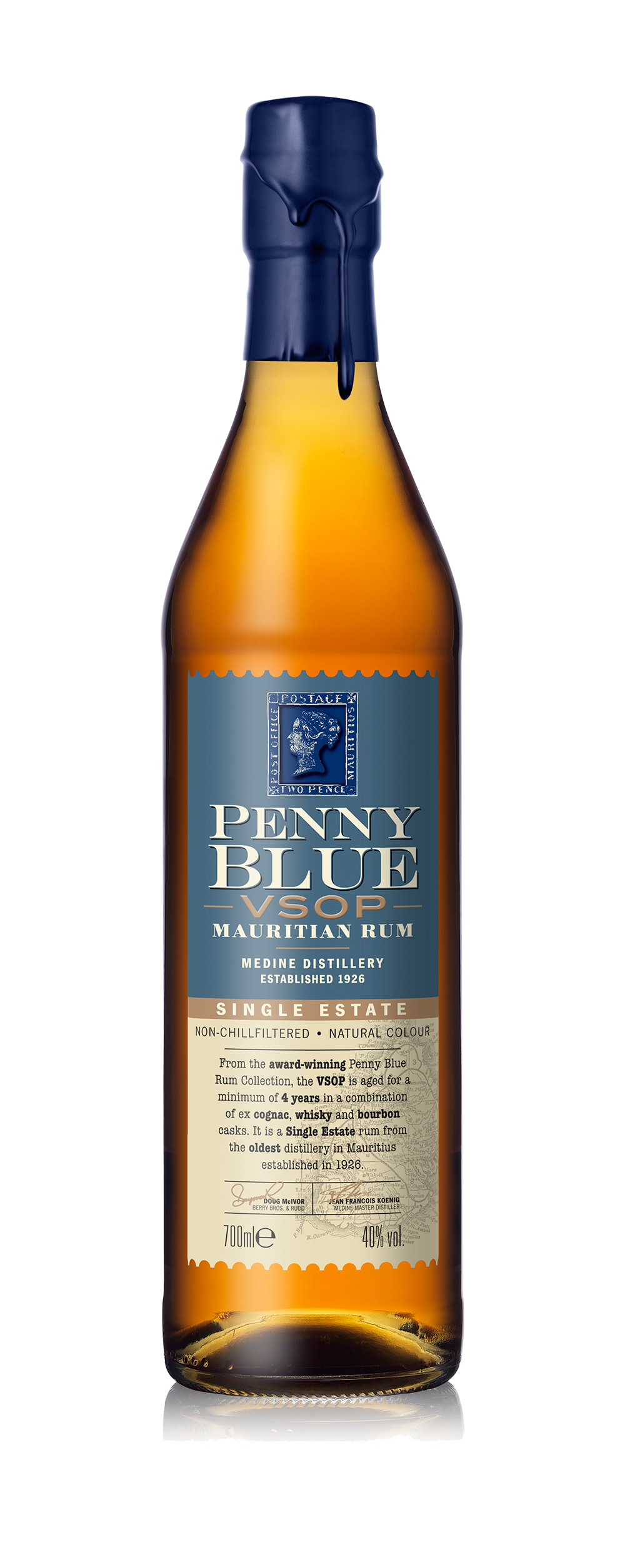 Penny Blue Rum - Single Estate Mauritan Rum